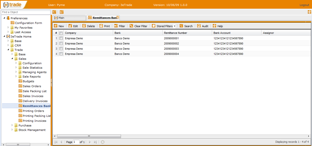 REMITTANCES BANKING COLLECTIONS